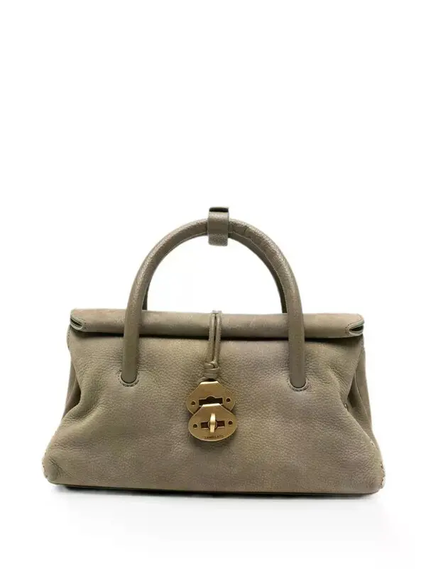 ZANELLATO Small Dotta Nubuck-leather Tote Bag
