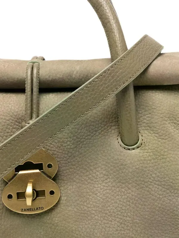 ZANELLATO Small Dotta Nubuck-leather Tote Bag