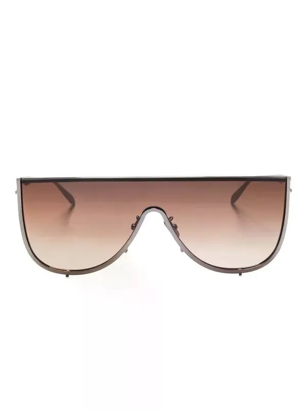 Alaïa Shield-frame Sunglasses - Silver