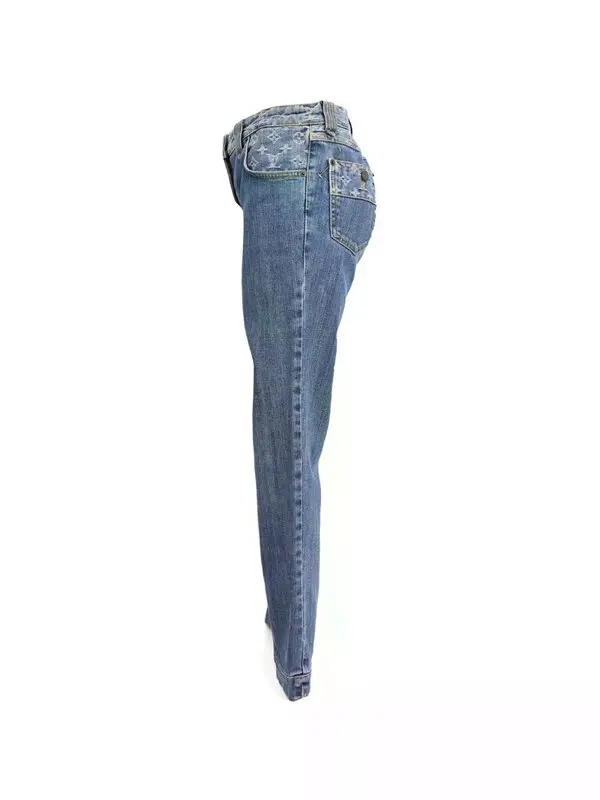 LOUIS VUITTON Monogram Straight Leg Jeans