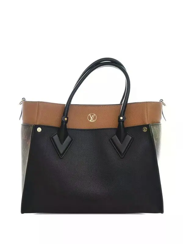 LOUIS VUITTON 2021-2026 Monogram On My Side Mm Satchel - Black