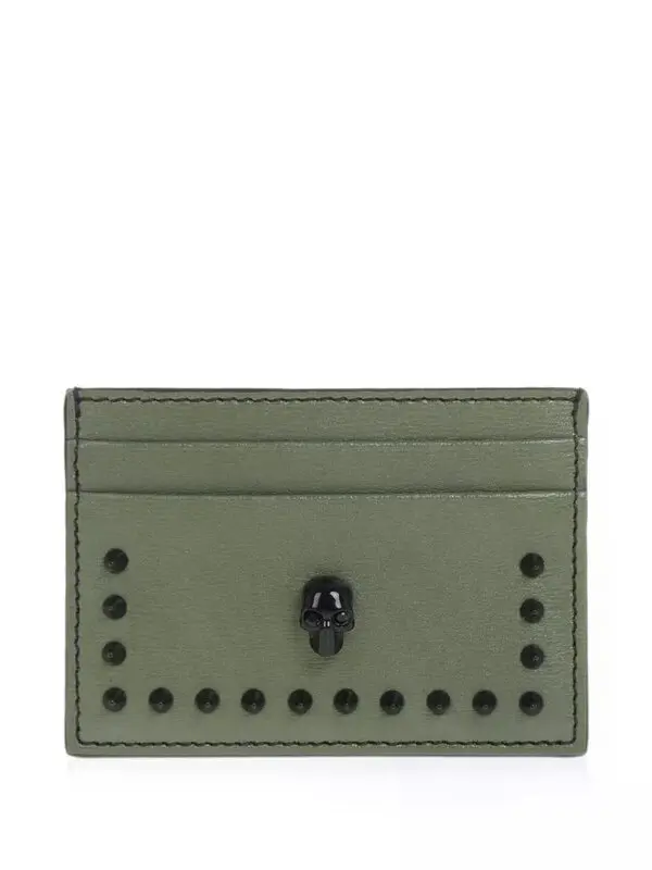 Alexander McQueen Skull Studded Card Holder