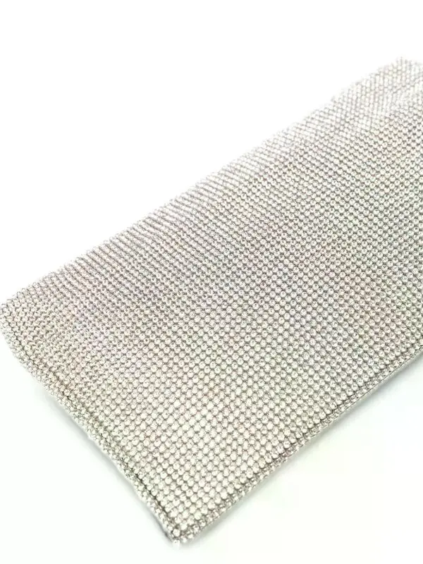 Benedetta Bruzziches La Petite Crystal-embellished Clutch Bag - Silver