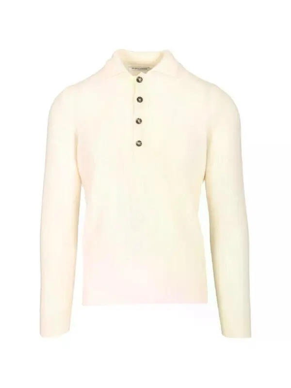 AL DUCA D’AOSTA 1902 Ribbed-knit Polo Shirt