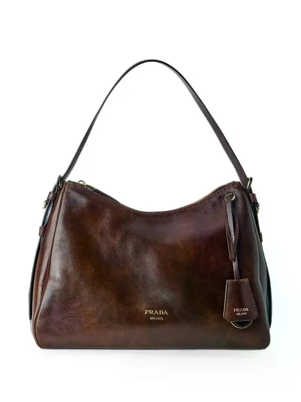 Prada Aimée Medium Leather Shoulder Bag