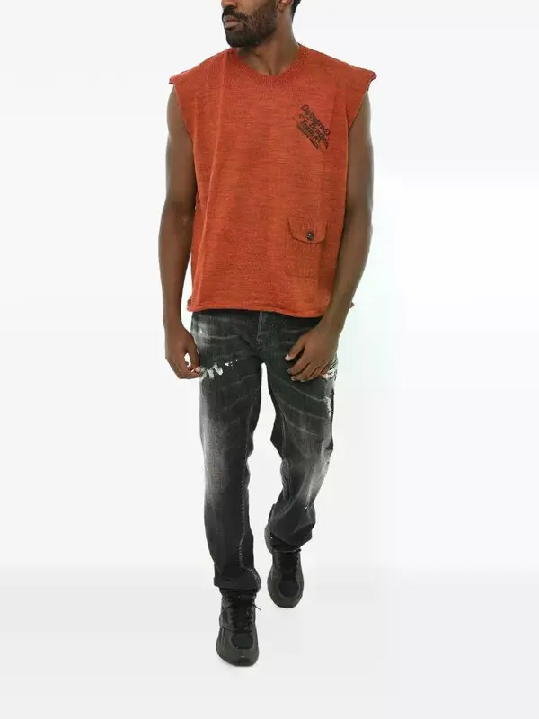 Dsquared2 Virgin-wool Tank Top With Chest-pocket