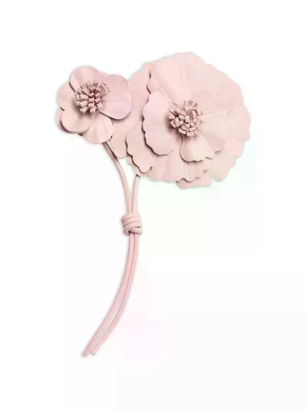 Erdem Flower Leather Brooch