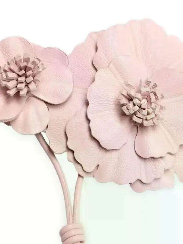 Erdem Flower Leather Brooch