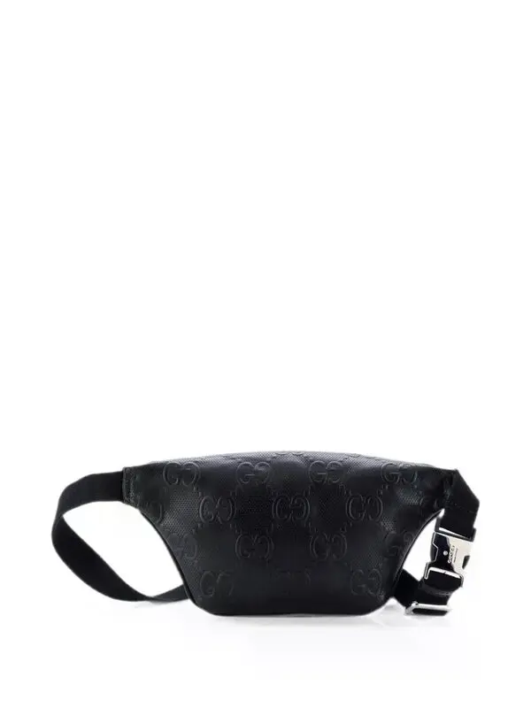 Gucci Gg Embossed Perforated Leather Small Belt Bag