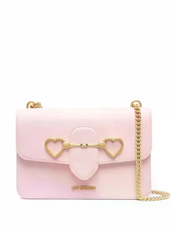 Moschino Heart Detail Shoulder Bag