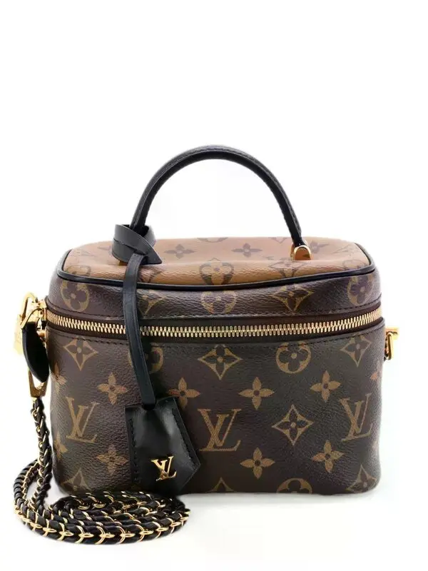 LOUIS VUITTON Reverse Monogram Canvas Vanity Pm Satchel
