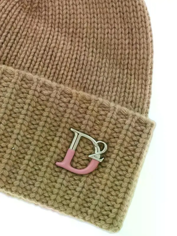 Dsquared2 Logo Plaque Beanie Hat