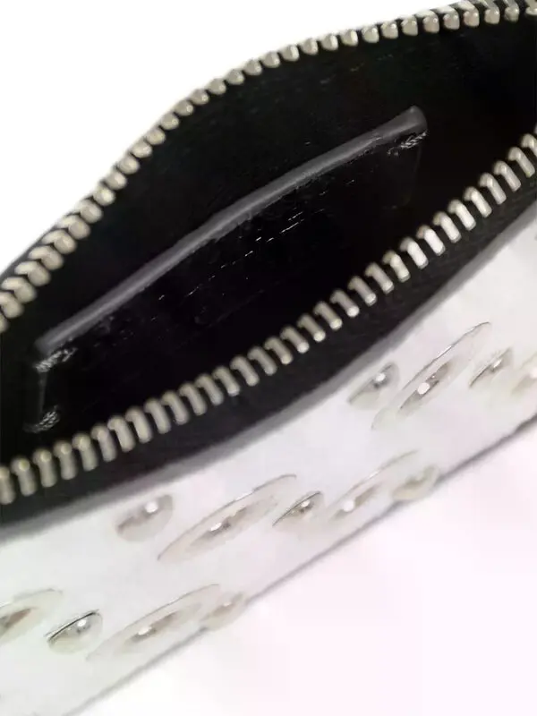 Dsquared2 Eyelet-embellished Studded Card Holder