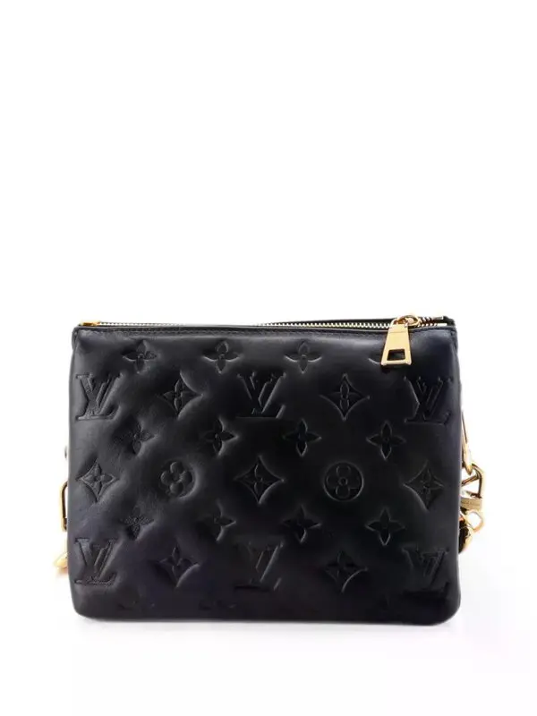 LOUIS VUITTON Coussin Bag Monogram Embossed Lambskin Bb Crossbody Bag