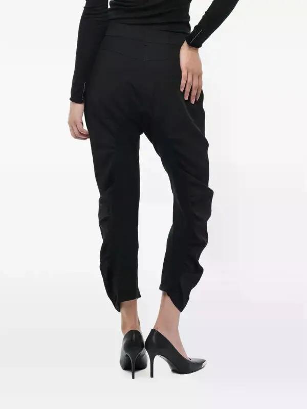 Stella McCartney Ruched Detail Wool Trousers