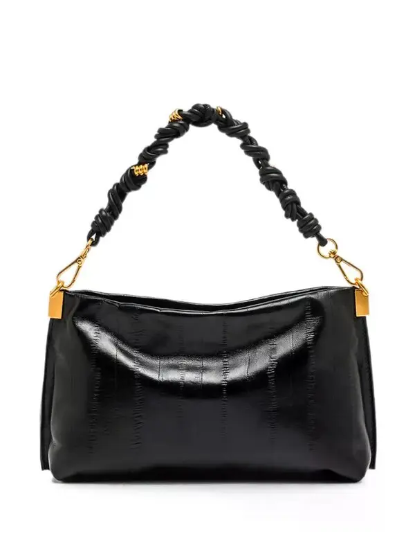 GIANNI CHIARINI Medium Eel-effect Tote Bag With Knotted Handle