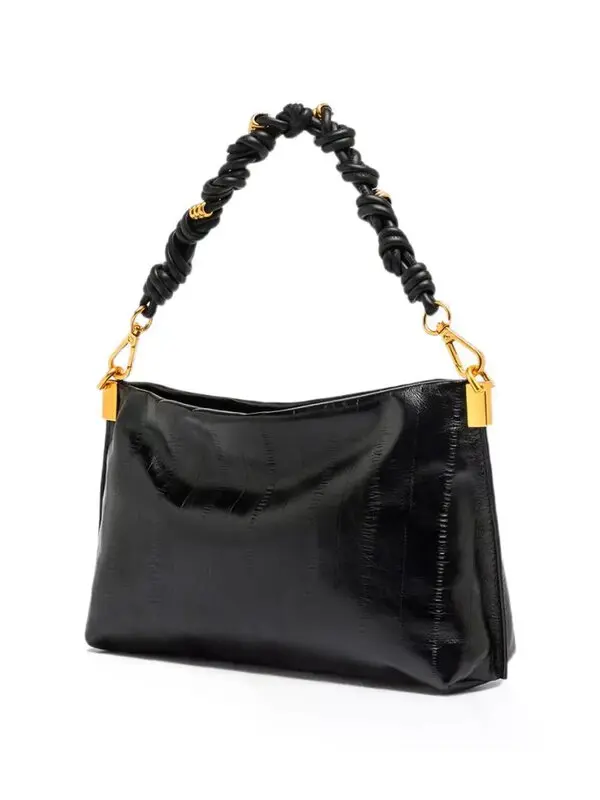 GIANNI CHIARINI Medium Eel-effect Tote Bag With Knotted Handle