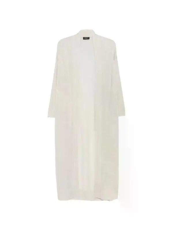 NENETTE Side-slit Cardigan - Neutrals