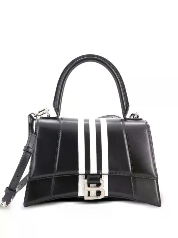 Balenciaga X Adidas Hourglass Top Handle Bag Small Satchel