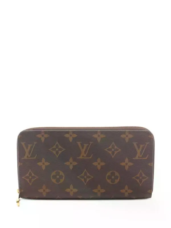 LOUIS VUITTON Monogram Zippy Wallet - Brown