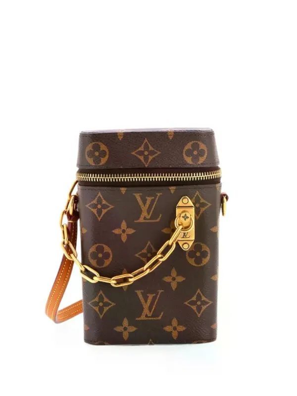 LOUIS VUITTON Phone Box Bag Monogram Canvas Crossbody Bag