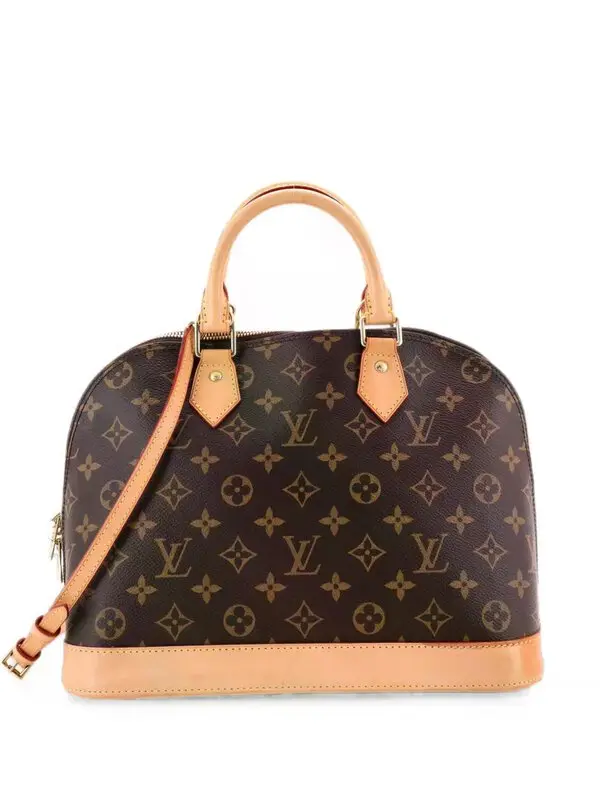 LOUIS VUITTON Alma Handbag Monogram Canvas Pm Satchel