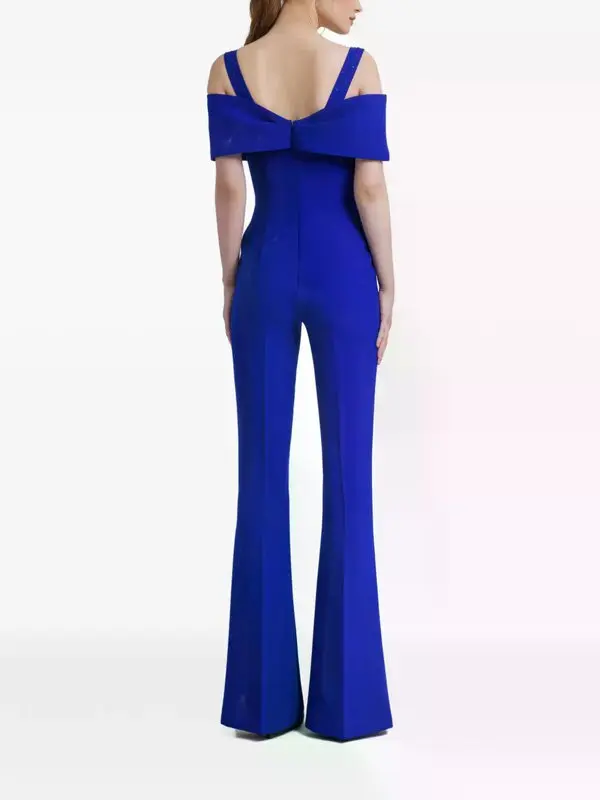 GEMY MAALOUF Royal Off-the-shoulder Jumpsuit With Bow Detail