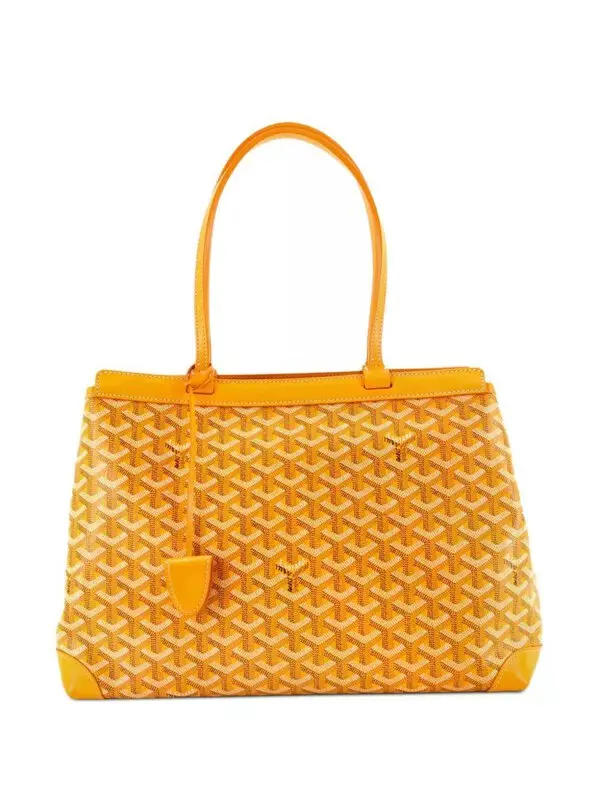 Goyard Bellechasse Pm Tote Bag In Coated Canvas - Yellow