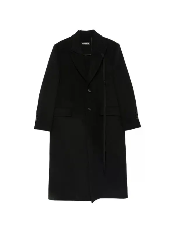 ANN DEMEULEMEESTER Single-breasted Notched-lapels Wool Coat