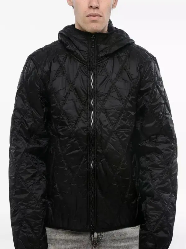 DIESEL® Quilted Hooded Jacket