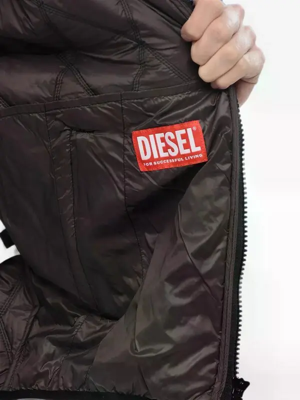DIESEL® Quilted Hooded Jacket