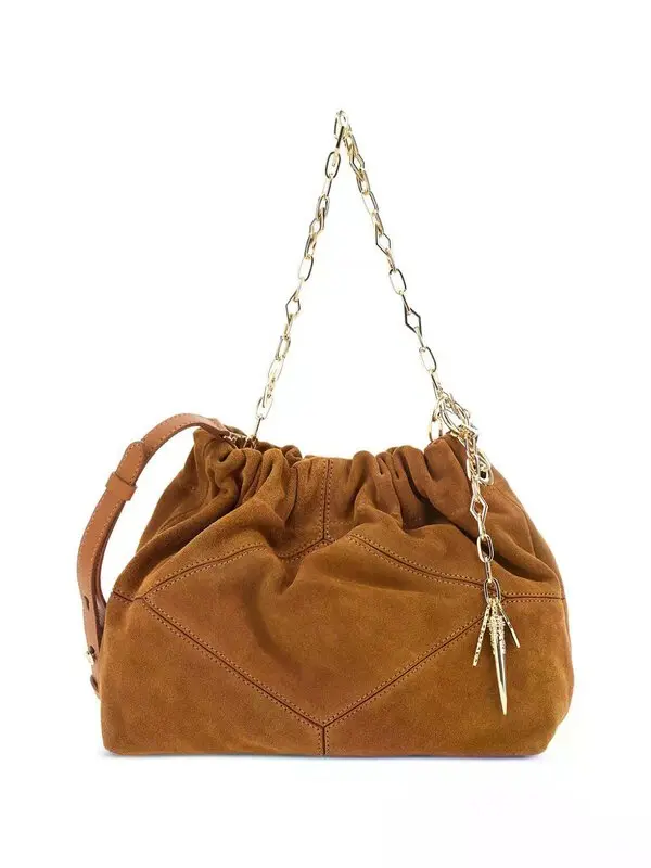 Ba&sh Ruched Chain-link Mini Shoulder Bag