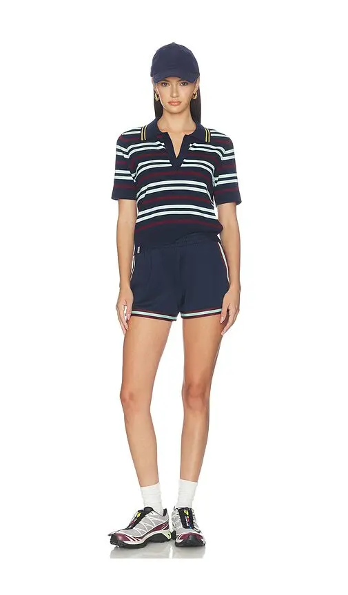 The Upside Archie Collared Knit Polo Top In . Also