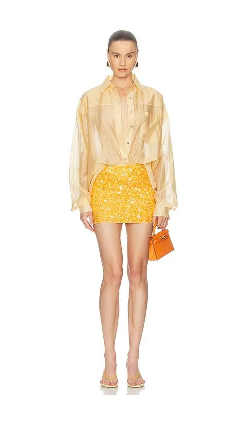 CAMILA COELHO Liora Chiffon Shirt