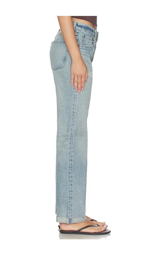 Moussy Vintage Copper Straight Leg Jeans