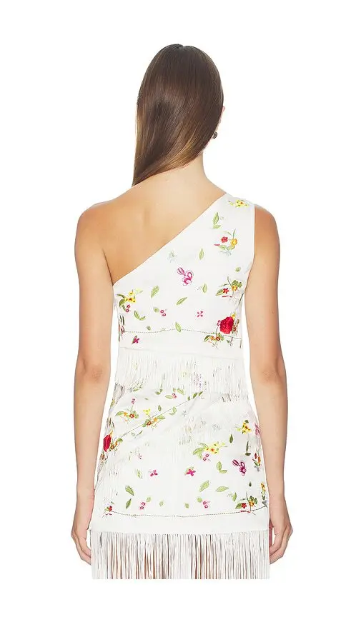 NIIHAI Lara Fringe Top - White