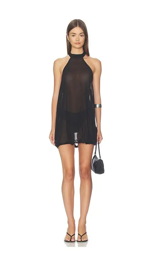 NIIHAI Midnight Dress With Bra And Booty Short In . Also - Black