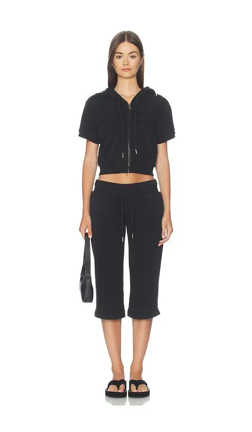 NIIHAI Cropped Hoodie