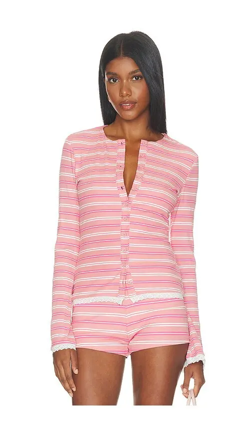 MORE TO COME Cynthia Cardigan - Pink