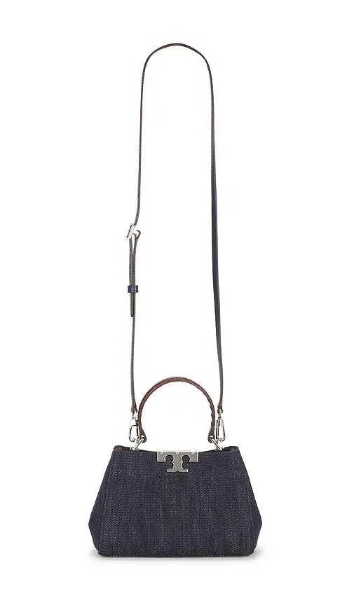 Tory Burch Eleanor Denim Mini Satchel Bag