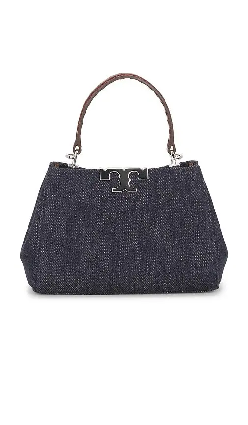 Tory Burch Eleanor Denim Mini Satchel Bag