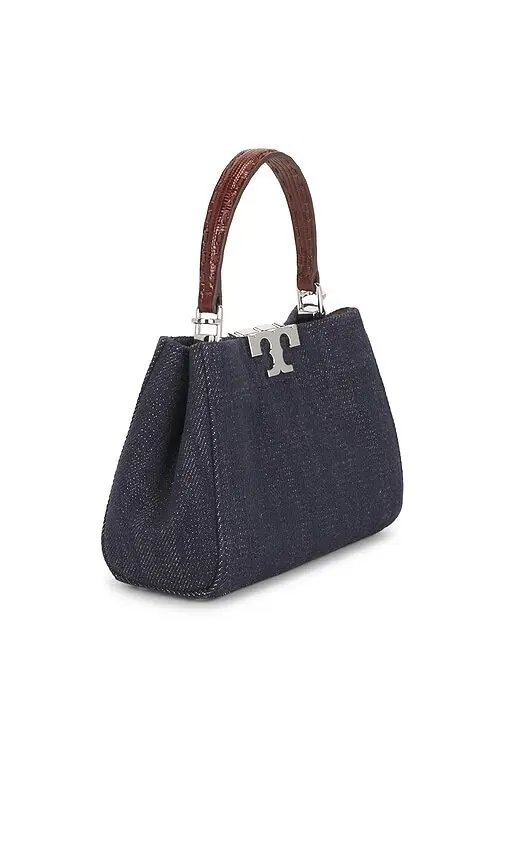 Tory Burch Eleanor Denim Mini Satchel Bag