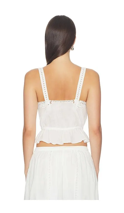 CAMILA COELHO Carlina Eyelet Top