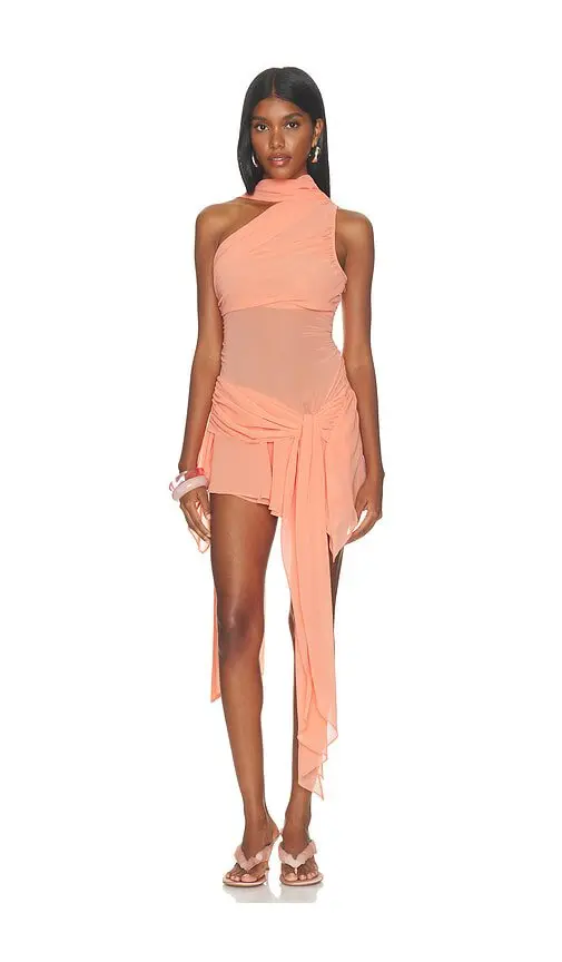 GUIZIO Cyrielle Dress - Peach