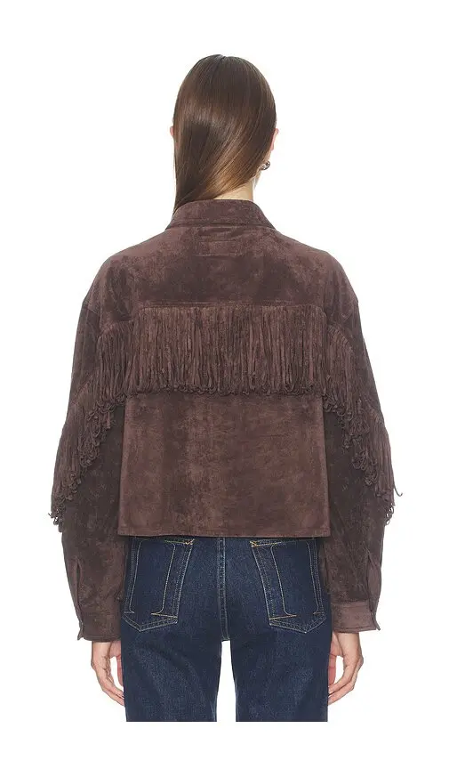 Blanknyc Cropped Fringe Jacket In . Also