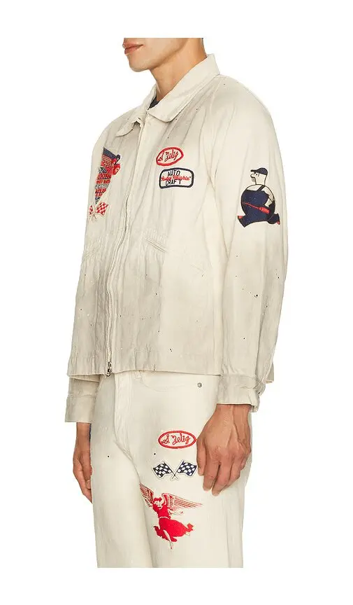 SAMUEL ZELIG Service Zip Jacket In . Also