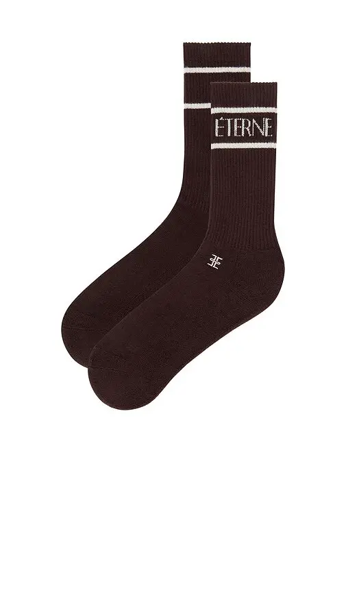 Eterne Cotton Logo Sport Socks