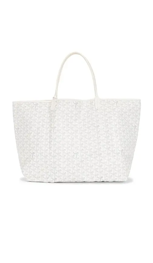FWRD RENEW Goyard Saint Louis Gm Tote Bag - White