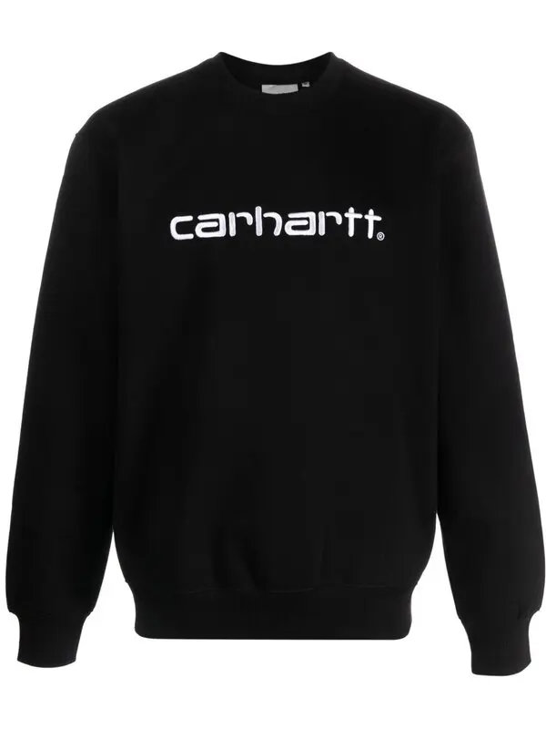 Carhartt Work In Progress Logo Cotton Sweatshirt