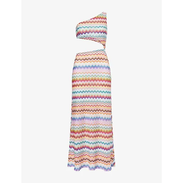 Missoni Cut-out Zig-zag Knitted Cover Up - Multi